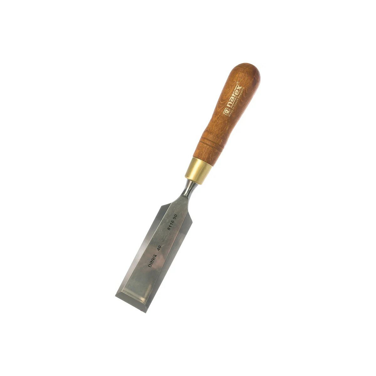 Плоская стамеска с ручкой NAREX WOOD LINE PLUS 40 мм арт.811690