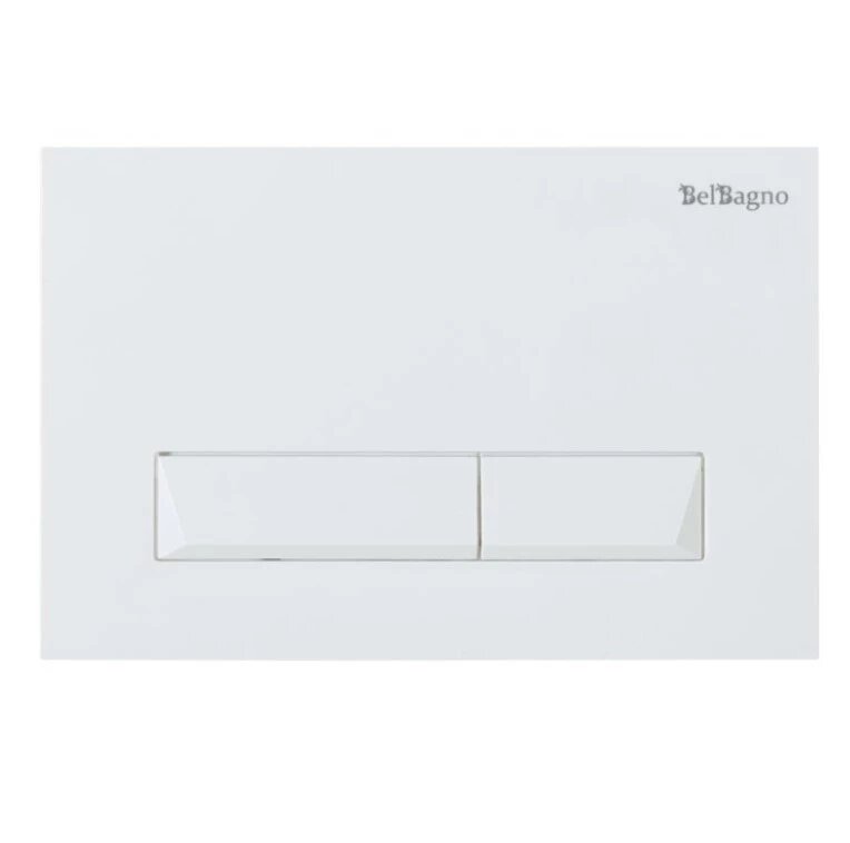 Инсталляция BelBagno BB002-80 с кнопкой смыва BB009-MR-BIANCO, белый глянец