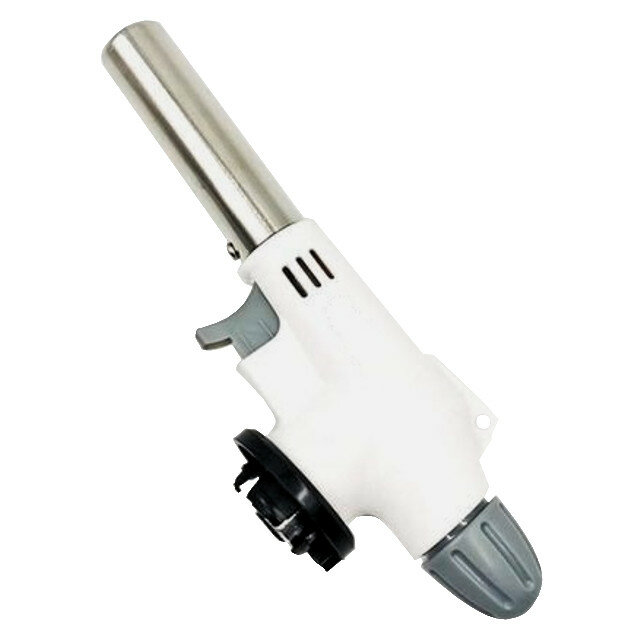 Горелка газовая цанговая "UGO LOKS", длина 220мм, с пьезоподжигом