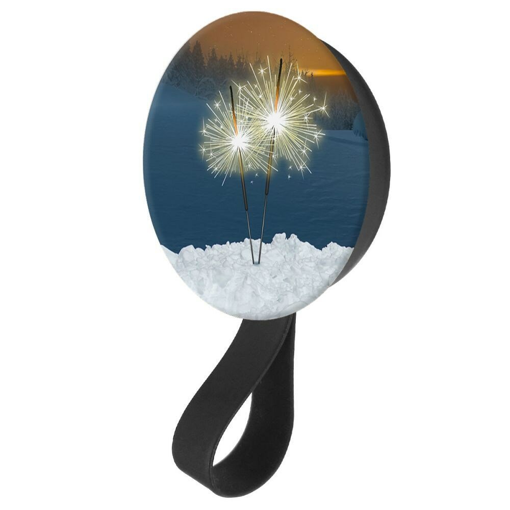 Кольцо-держатель с зеркалом Krutoff для телефона Бенгальский огонь