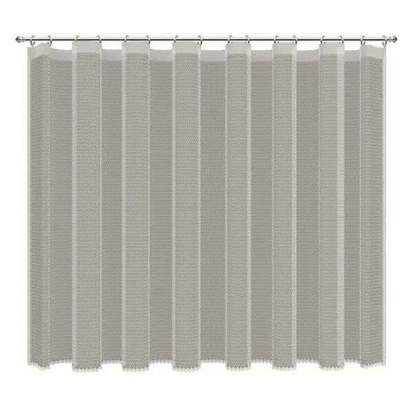 Тюль на ленте для кухни Камелия 250x165 см цвет экрю