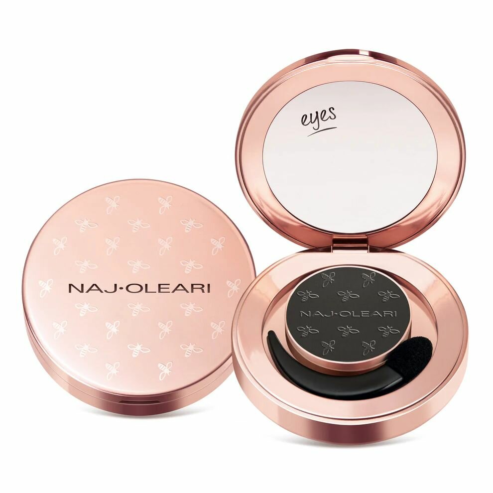 NAJ OLEARI Тени для век Colour Fair Eyeshadow Wet & Dry (21 Matte Black)