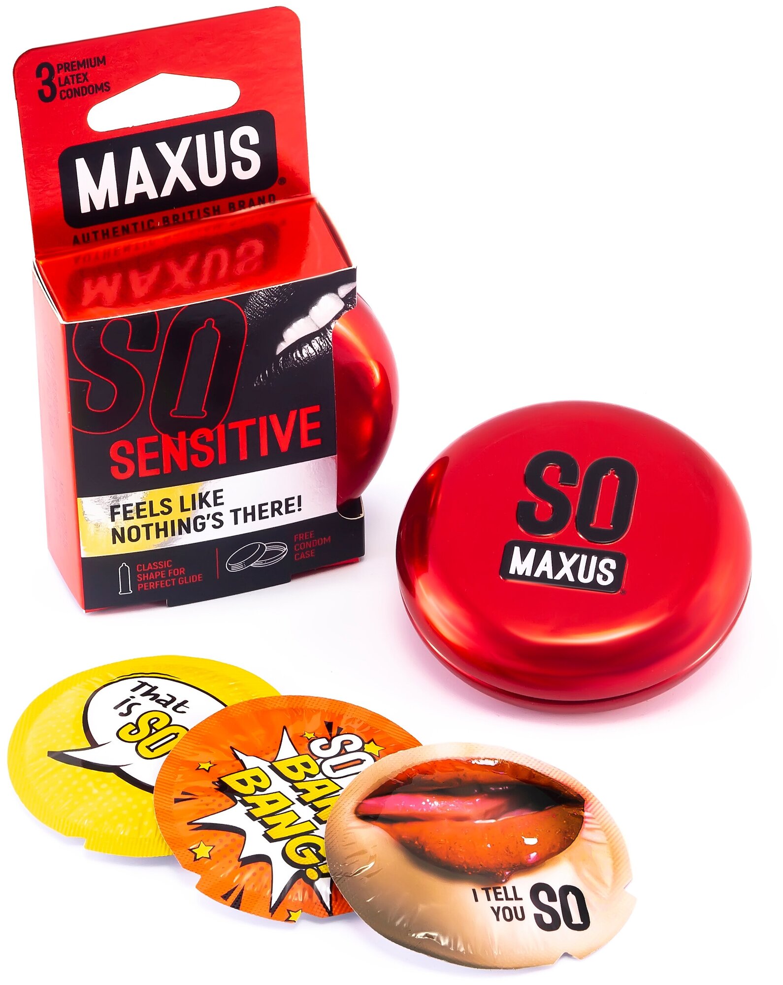 Презервативы Maxus Sensitive/ULTRA THIN, 3 шт.