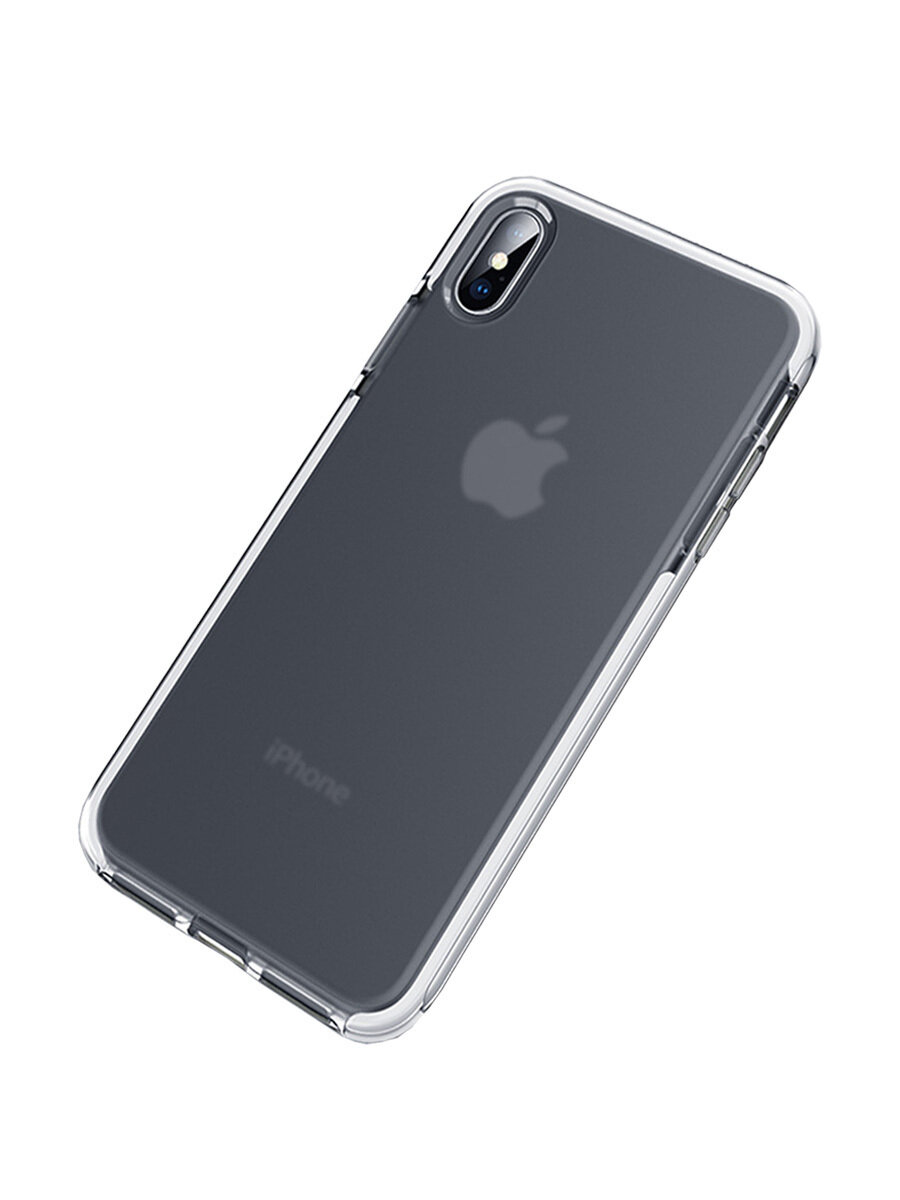 Противоударный TPU-TPE чехол Rock Guard Series для Apple iPhone Xr - белый, прозрачный