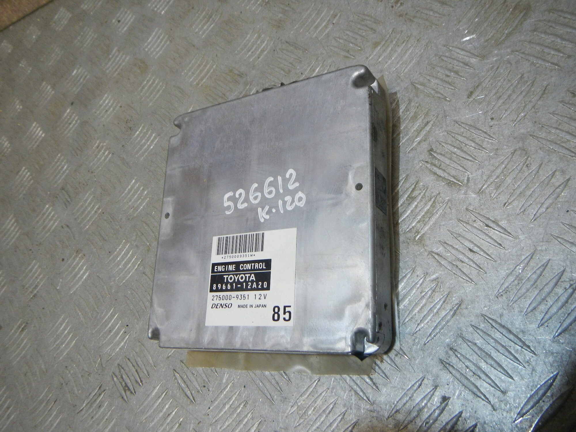 Б/У Блок управления двигателем, Toyota (Тойота)-COROLLA 120 (01-06) TOYOTA COROLLA 120 (01-06) 1.6,3zzfe. Без видимых пов...