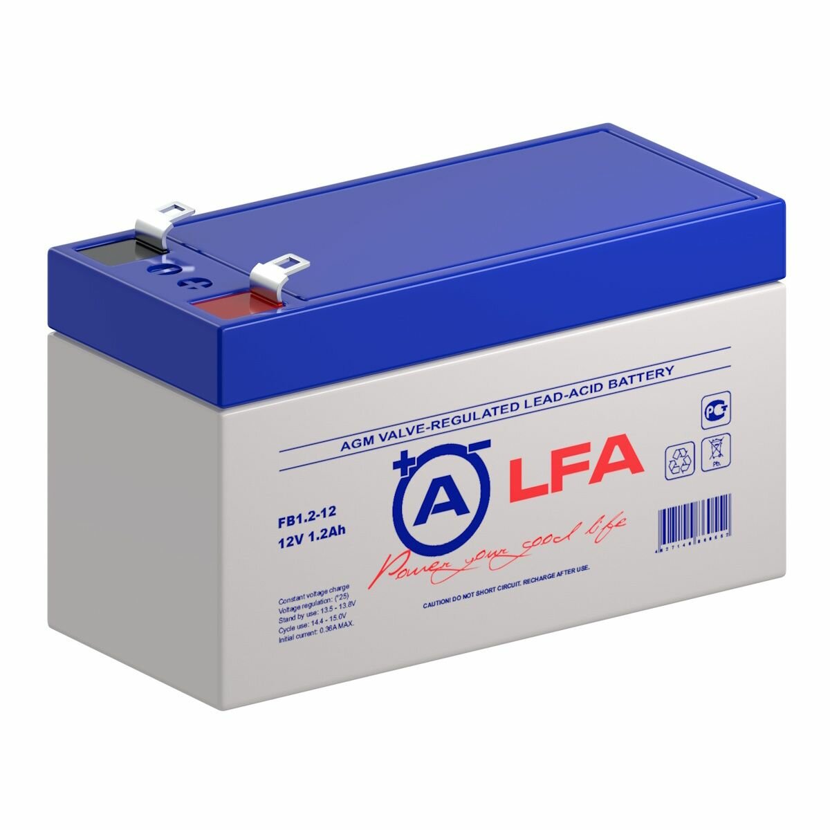Аккумулятор LFA FB1.2-12 (12В 1.2Ач 97х43х52мм)