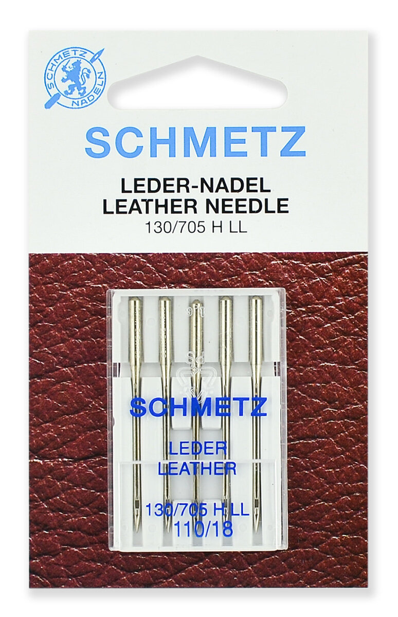 Иглы для кожи Schmetz 130/705 H LL №120, 5 шт.