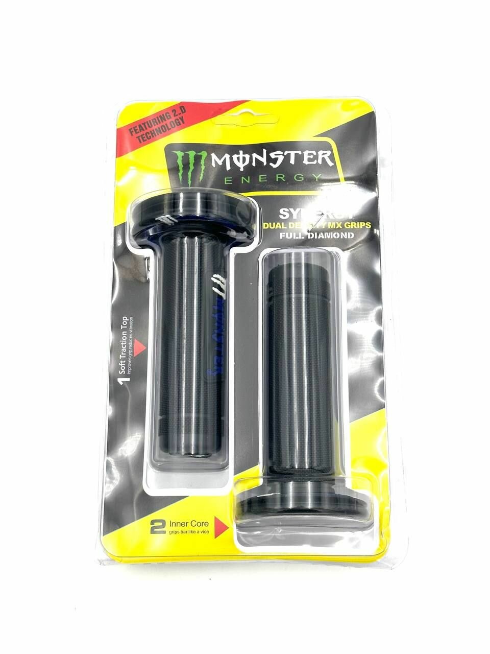Грипсы Monster, Синие, ф 22мм, пара