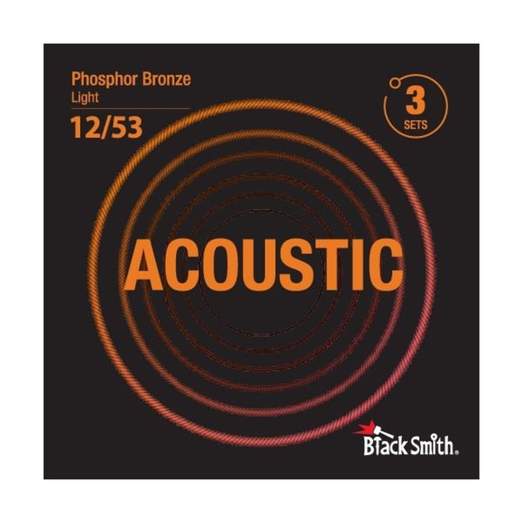 Струны для акустической гитары BlackSmith Phosphor Bronze Light 12/53 (3 компл.)