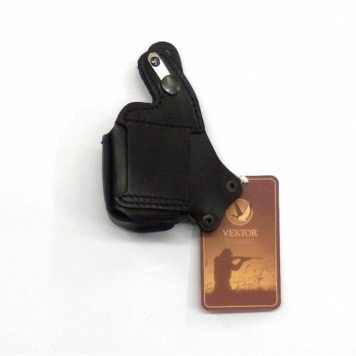 Кобура поясная VEKTOR кожаная для п/б "ОСА"