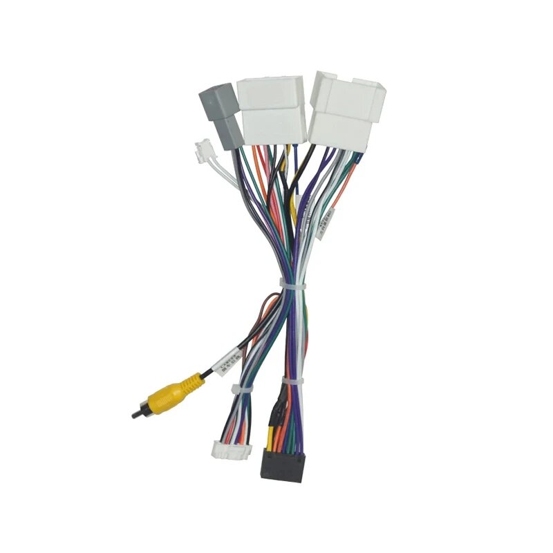 QSZN 16-контактный адаптер Canbus Box RP5-RN-101 для Renault Clio Captur Dacia с жгутом проводов, кабель питания, автомобильное радио на базе Android cable