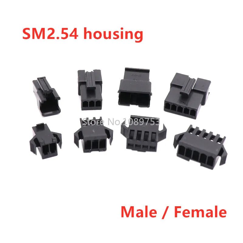 Разъемы SM2.54 2/3/4/5/6 Pin 6 стр, Female