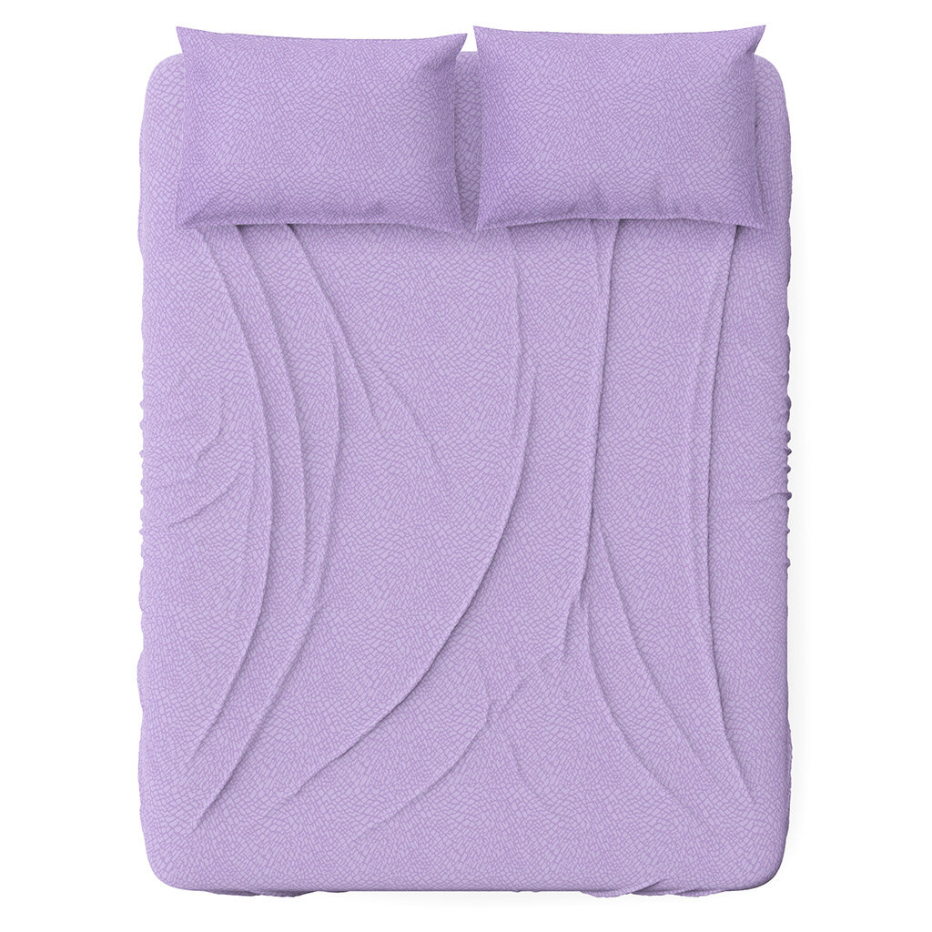 Простыня Домашняя мода Евростандарт, на резинке "Виола К" 160х200 см, бязь 121 г/м2, хлопок 100% (П-ЕР)