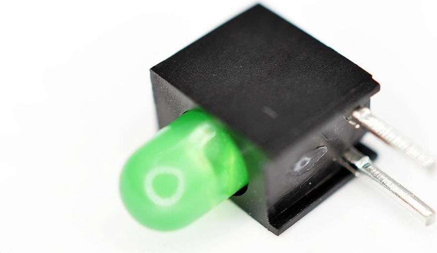 Светодиод KINGBRIGHT L-1384AD/1GD Диод светодиод 3,4мм THT зеленый 10-20мкд 60 град. Кол-во диод 1 1шт