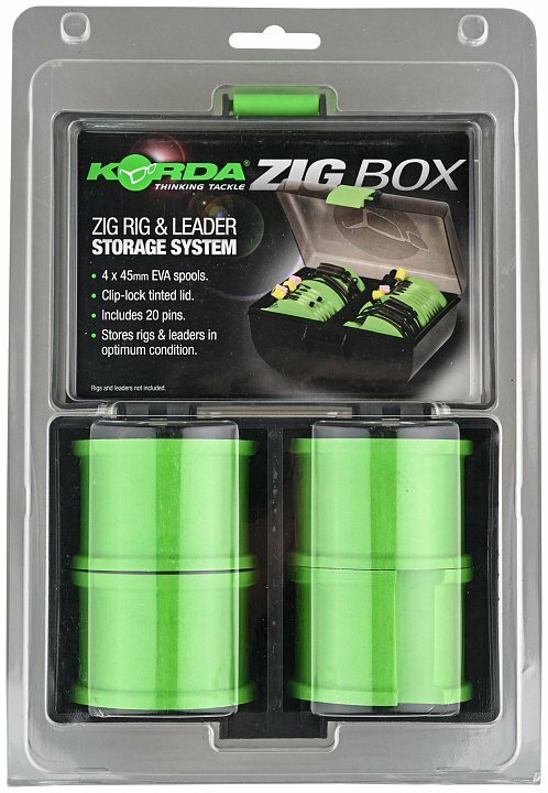 Korda Zig Box - компактная коробка для зиг-риг снастей, приманок и принадлежностей