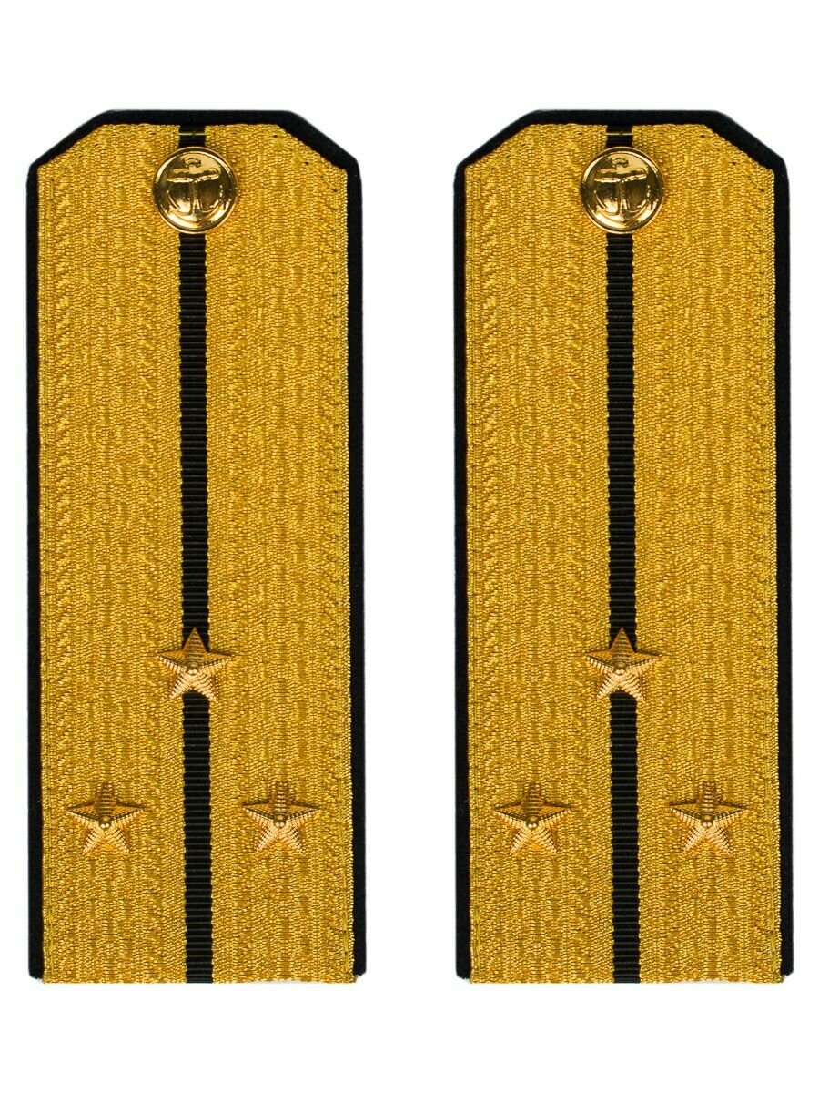 Погоны парадные ВМФ Старший Лейтенант цвет золотой 752773