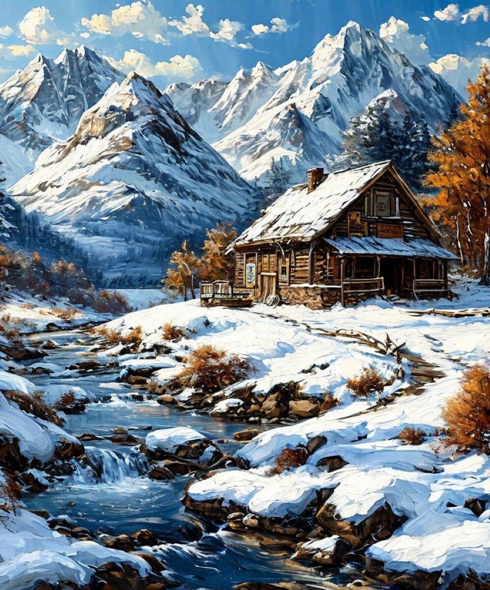 Картина по номерам "Весна пришла", хлопковый холст на подрамнике 40х50 см, акрил, 000 Art Hobby Home