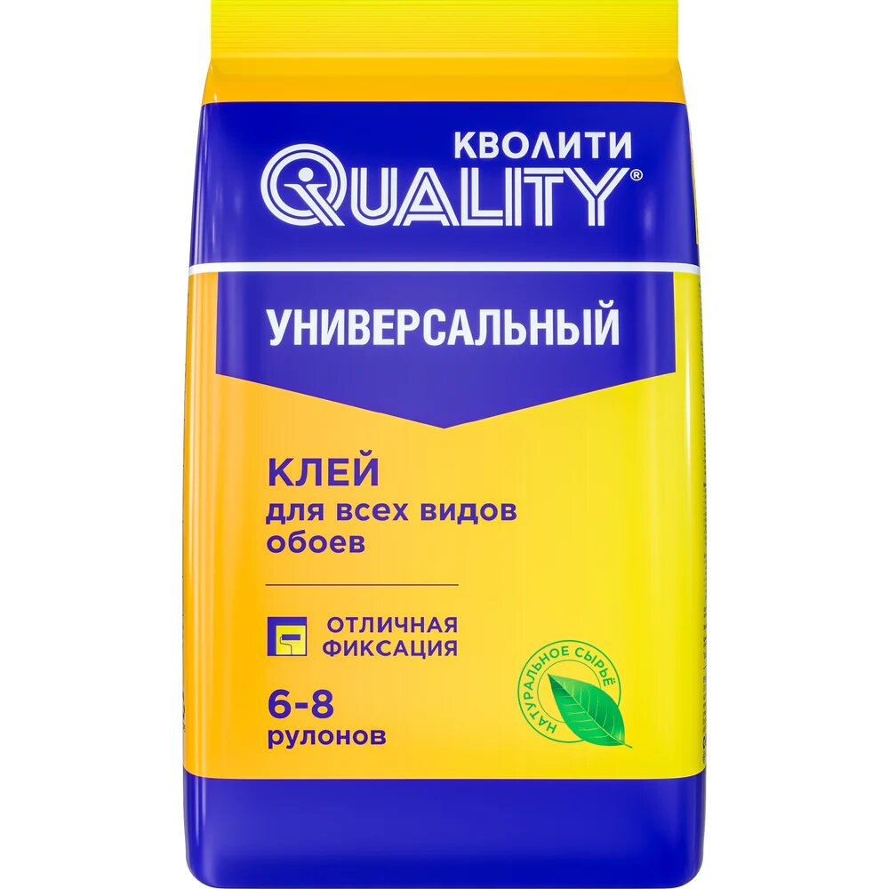 Обойный клей QUALITY Универсальный пакет 0,2 кг 4660013350293
