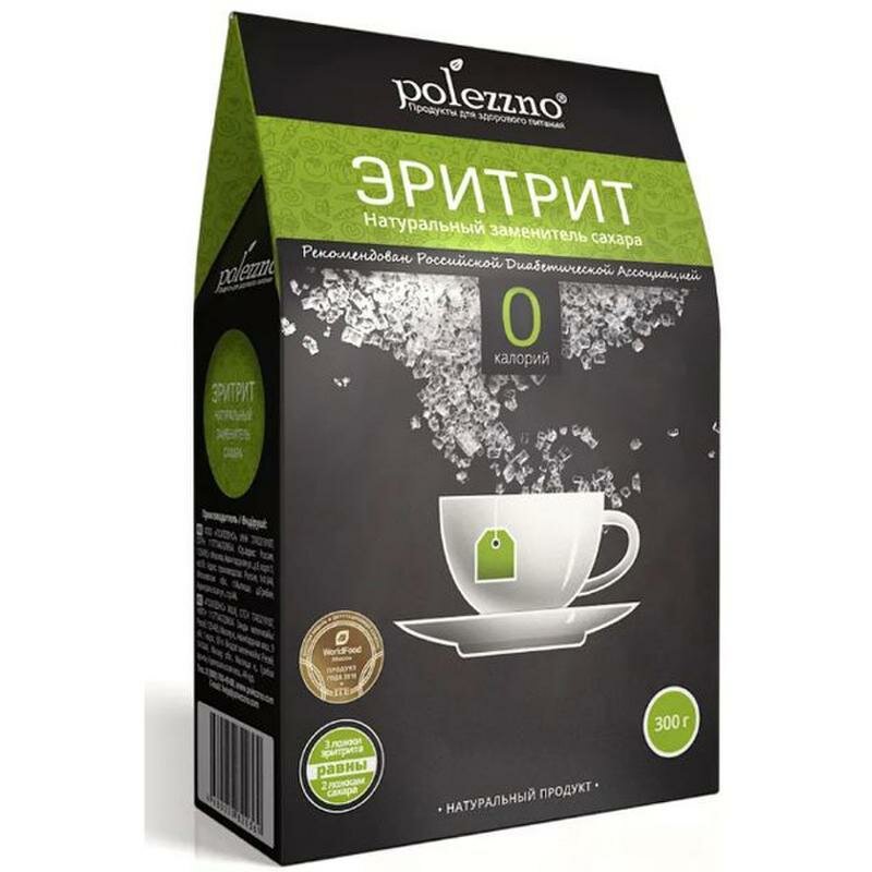 Эритритол полеззно, порошок, 300 г