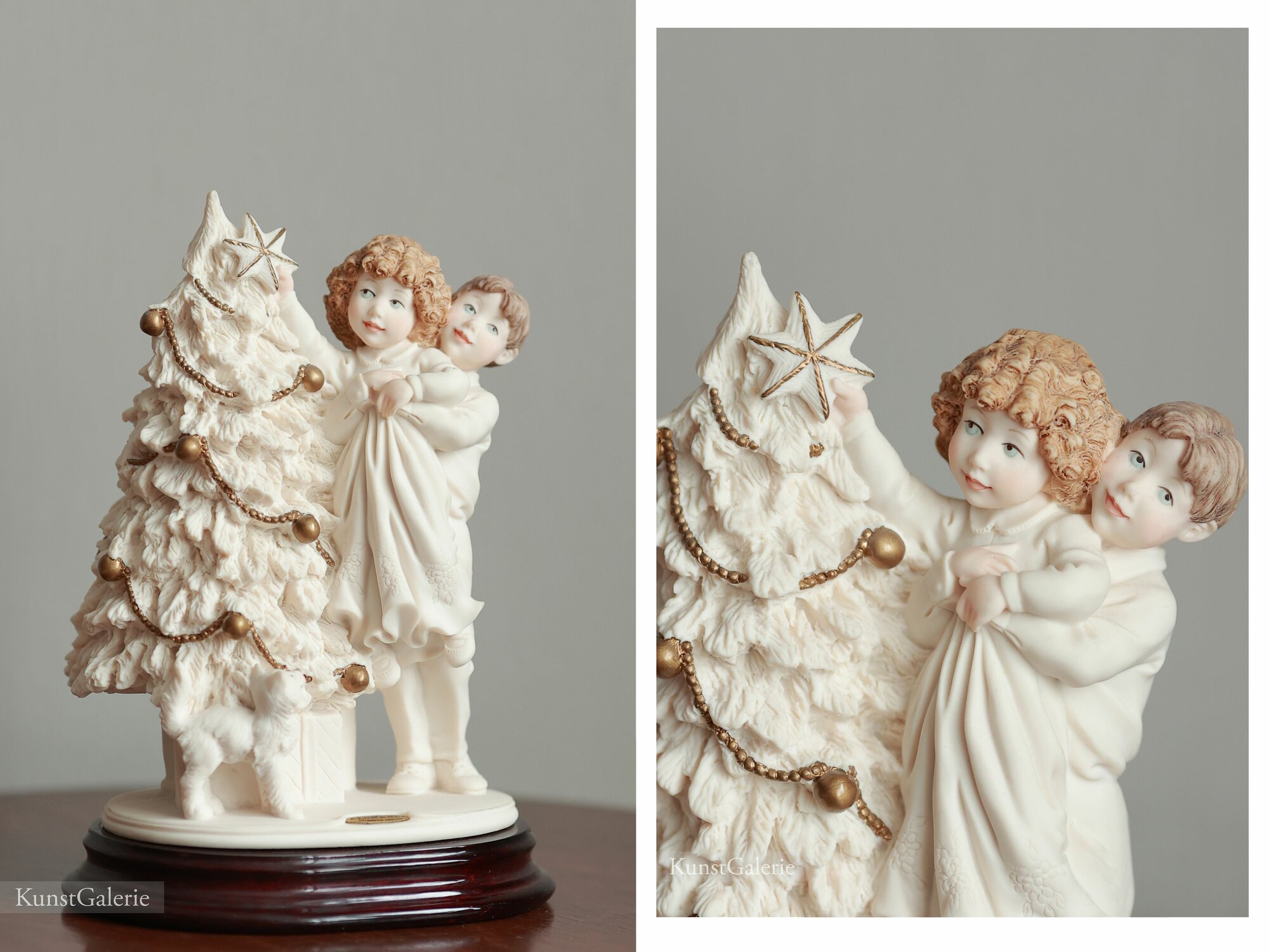 Статуэтка "Украшение елки" Джузеппе Армани Флоренс Каподимонте - Trimming the Tree 1442F - Giuseppe Armani Capodimonte