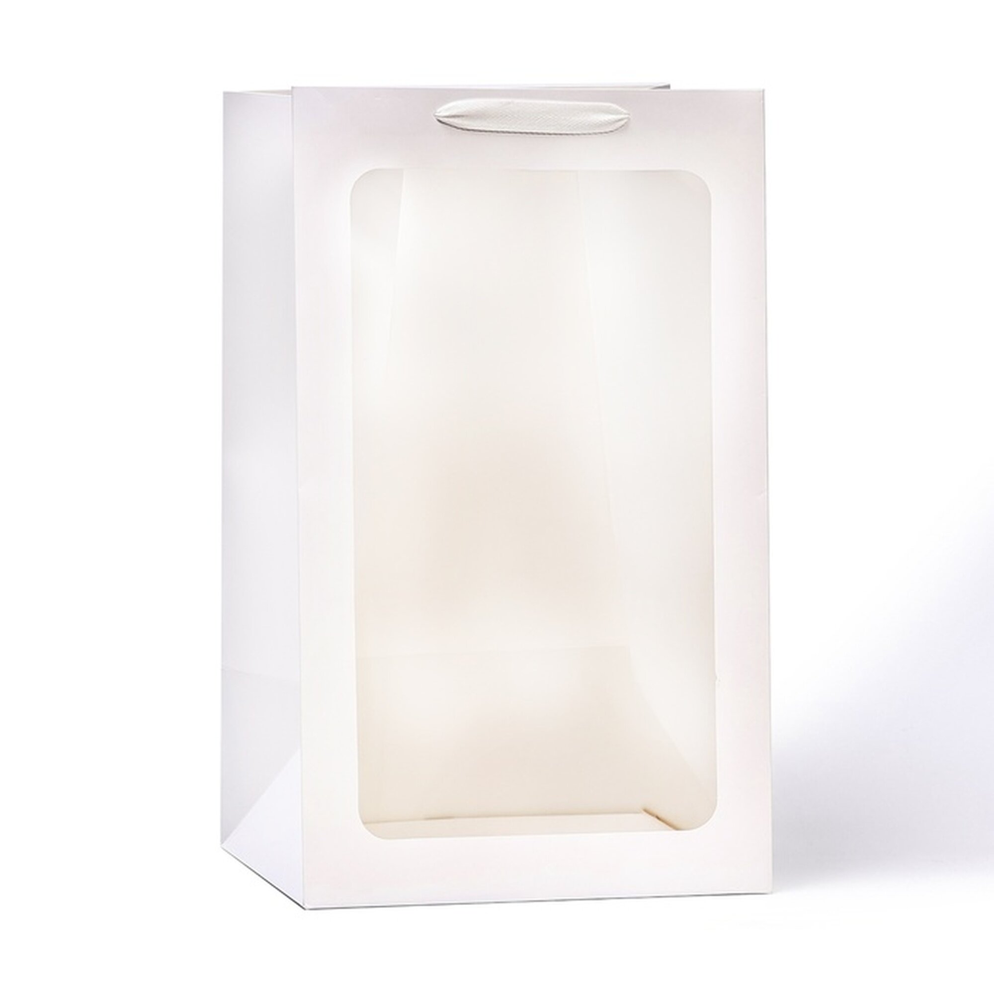 Подарочный пакет Upak Land, с окном, для кондитерских изделий, 50x30x25 см