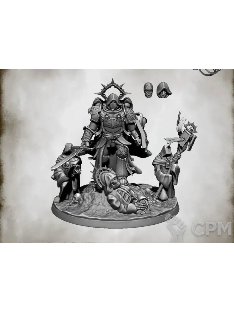 Миниатюра Warhammer 40000-Leo el Grandpa