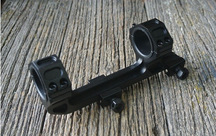 Кронштейн для крепления оптического прицела, на планку вивер, D 25-30мм, высота 21мм, облегченный