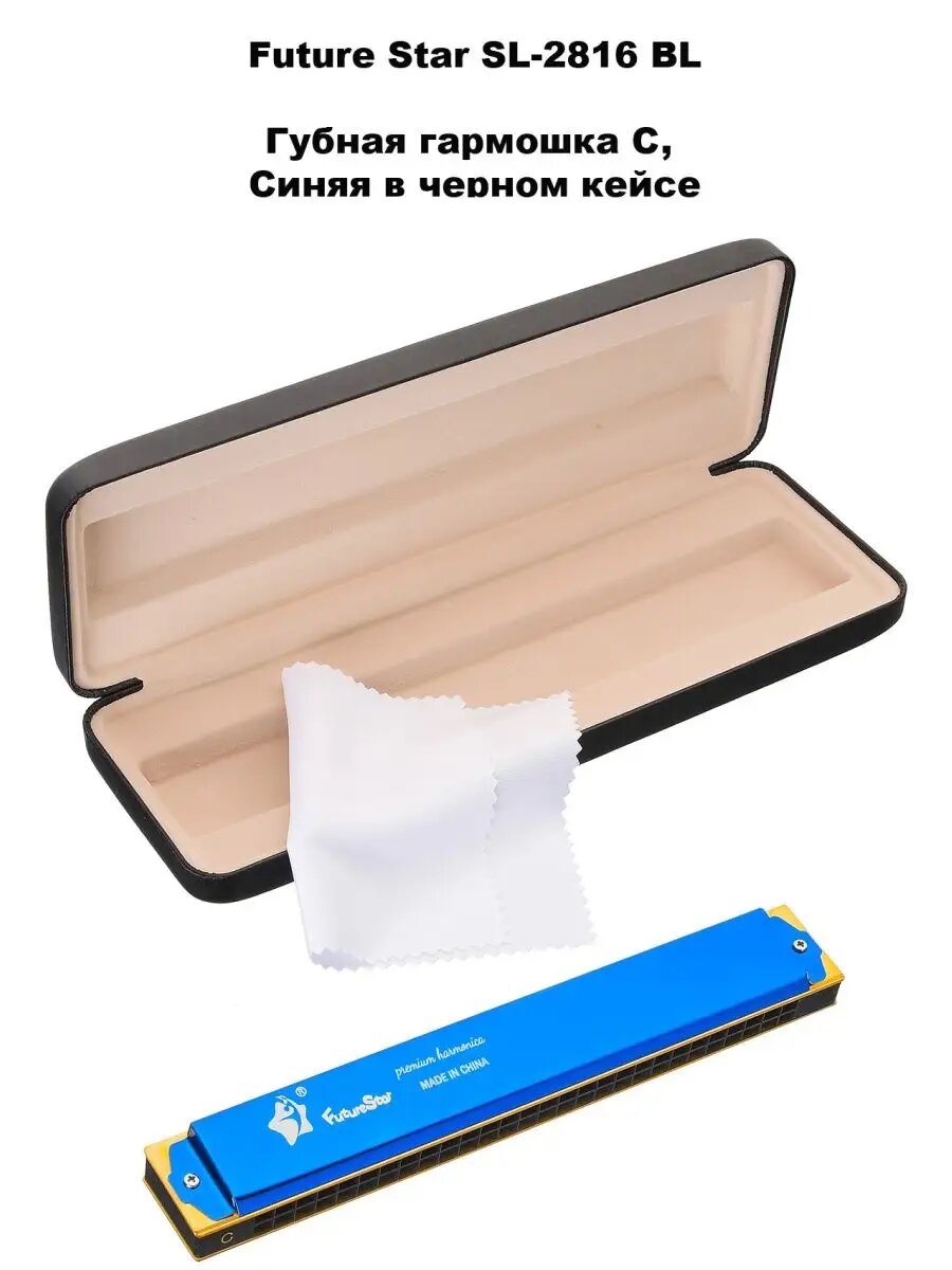 Губная гармошка Future Star SL-2816 BL