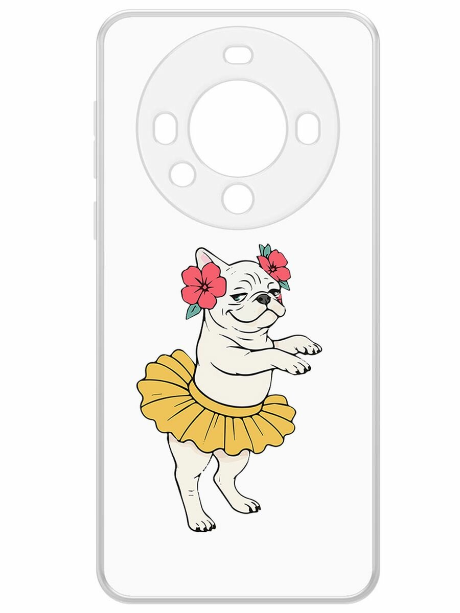 Чехол-накладка Krutoff Clear Case Красотка для Huawei Mate 60 Pro