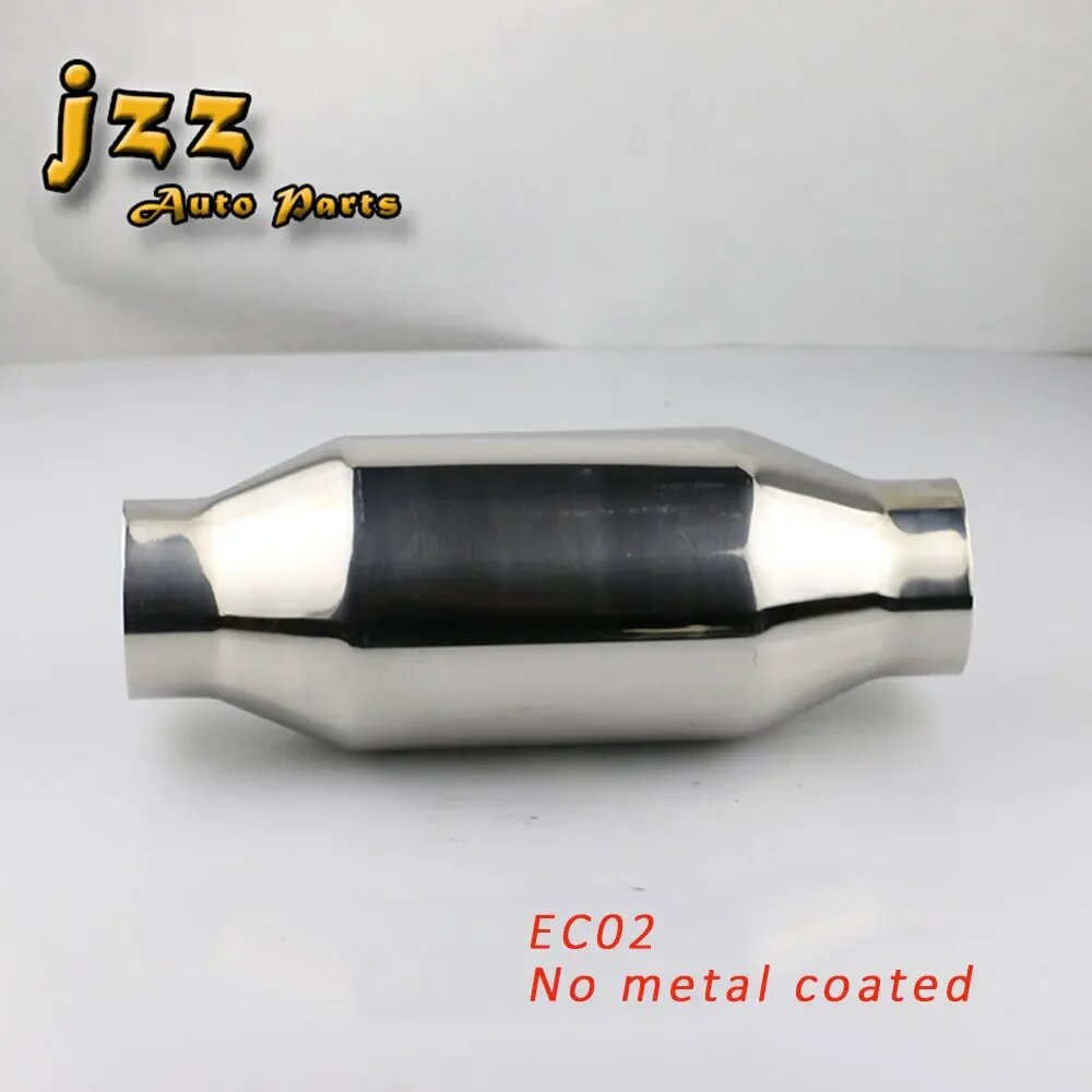 2,5-дюймовый каталитический нейтрализатор с высоким потоком, металлический катализатор, универсальная автомобильная выхлопная система Clean Sport EC02-EMPTY