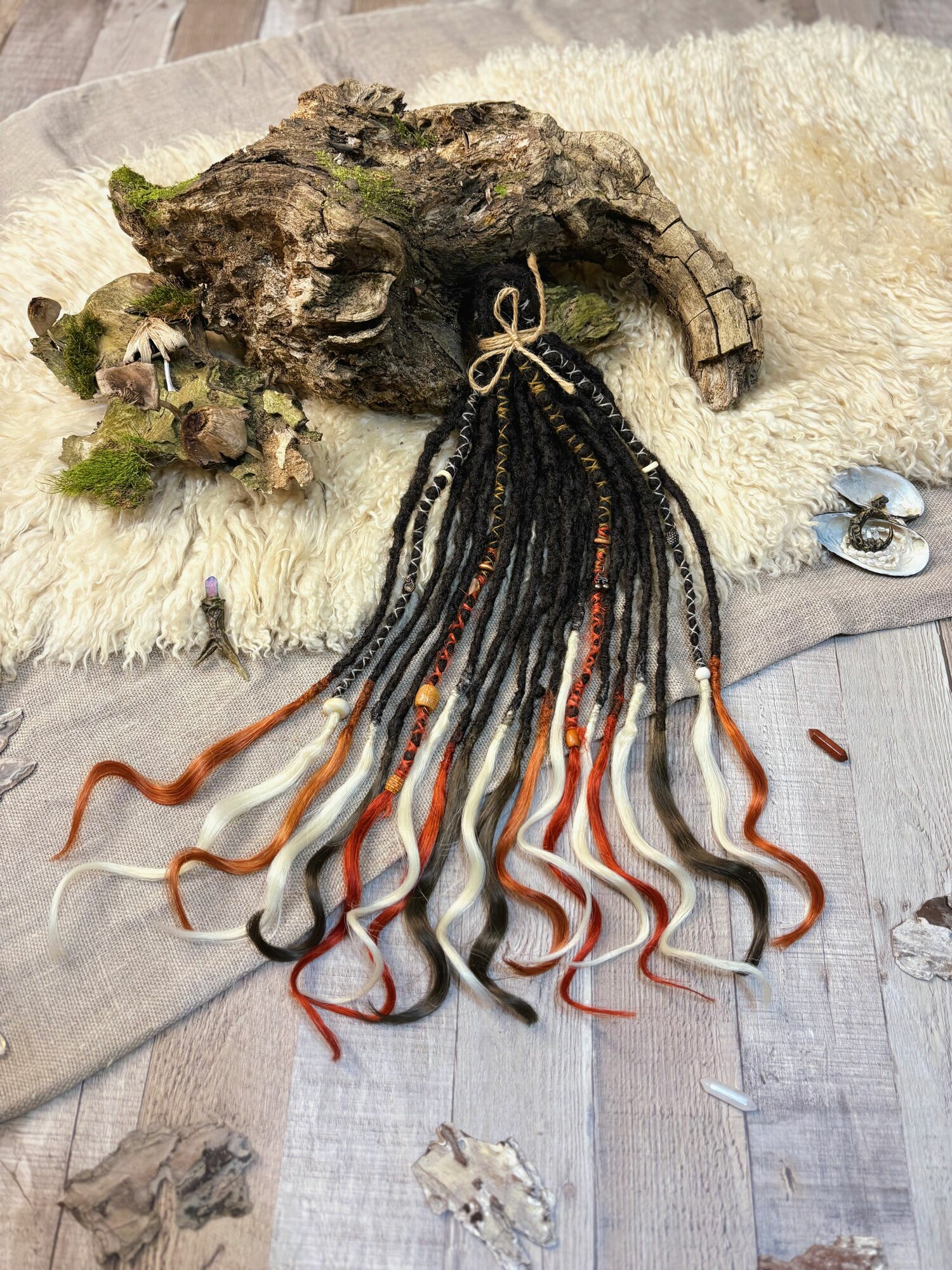 Де дреды из канекалона "Kilimanjaro", ручная работа