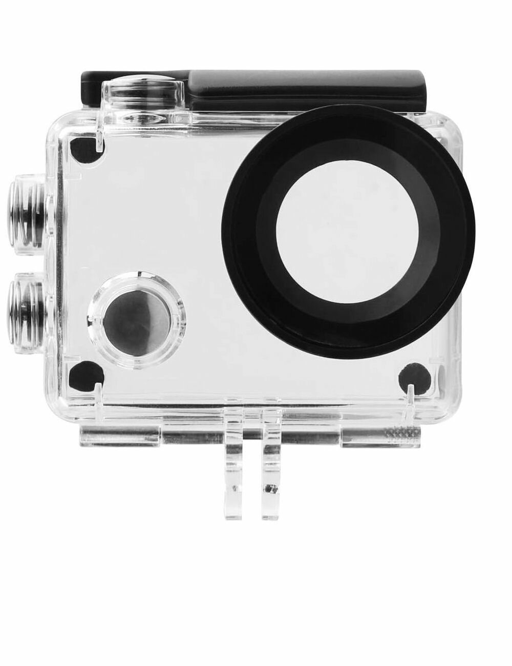 Влагозащитный кейс для экшн камеры AKASO Brave 4, бесцветный, прозрачный, срок службы 1 год