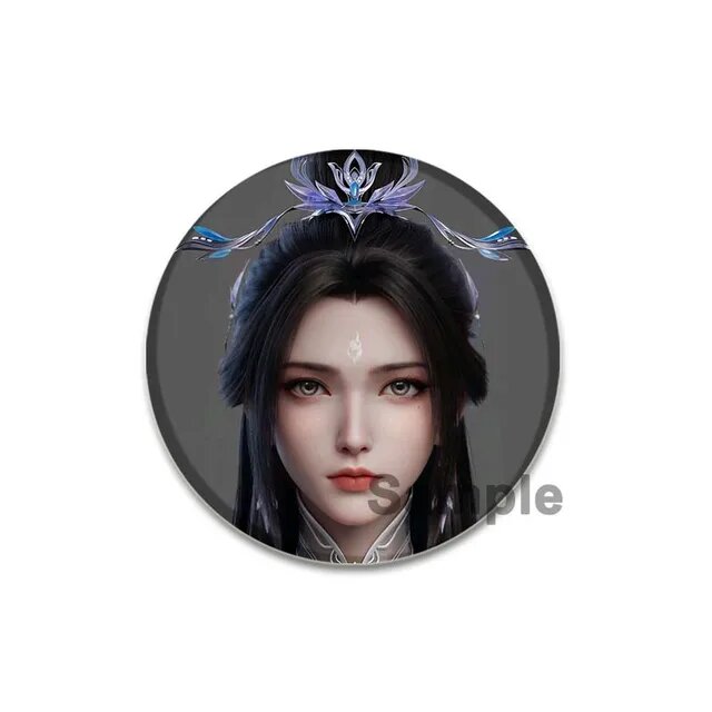 Zhu Xian китайская аниме династия нефрита круглые булавки Мультяшные персонажи значки косплей ручной работы DIY брошь декоративная одежда подарки