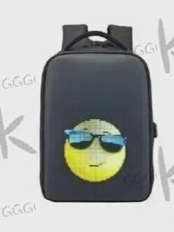 Рюкзак с LED-дисплеем PIXEL PLUS - BLACK MOON (черный) обновленная модель1456415871