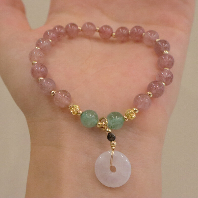 Браслет для гадания, YM Mall из нефрита и плаката Камень Приносит и удачу