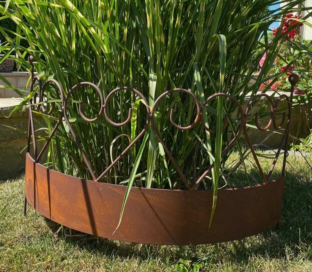 Садовый забор без покраски металл