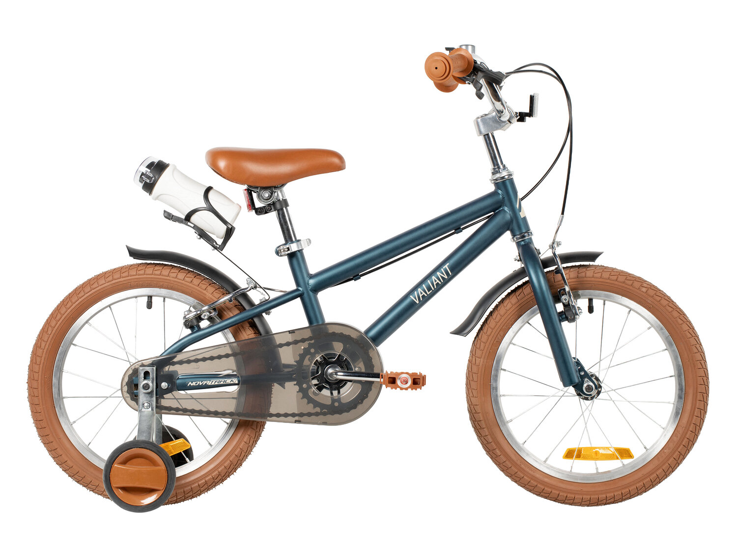 Детский велосипед Novatrack Valiant 18 (2026), цвет Темно-зеленый, на рост 110-130 см