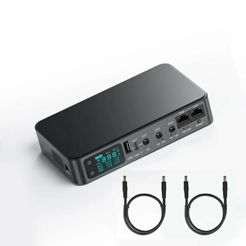 Мини-ИБП - источник бесперебойного питания, сменный аккумулятор типа DR2P-18000 мАч