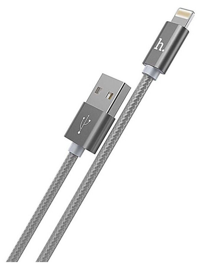 Кабель Hoco Rapid X2 USB - Lightning 1 м серый