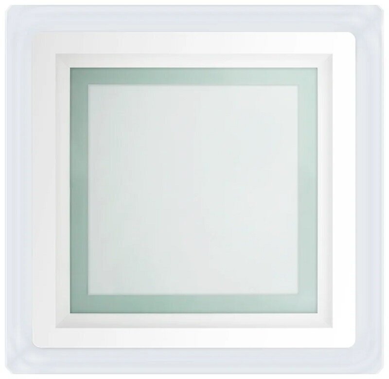 Встраиваемый светодиодный светильник EKS ATRUM - LED панель квадрат (12 Вт, 960ЛМ, 4200K)