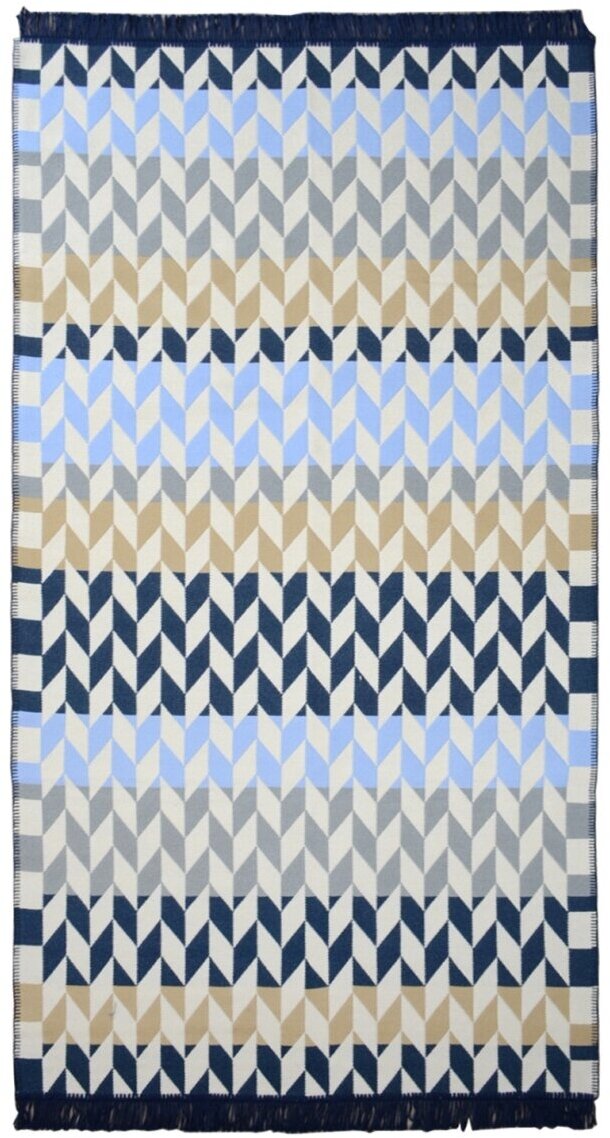 Безворсовый тканный ковёр Килим 1810D комплект 100х150 и 60х90