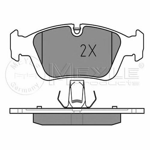 Комплект передних тормозных колодок Meyle 0252328717 для BMW 3 серия E36, E46, Z3 E36, Z4 E85