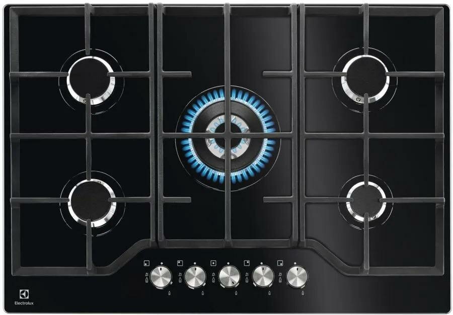 Газовая варочная поверхность Electrolux KGG75362K, черный