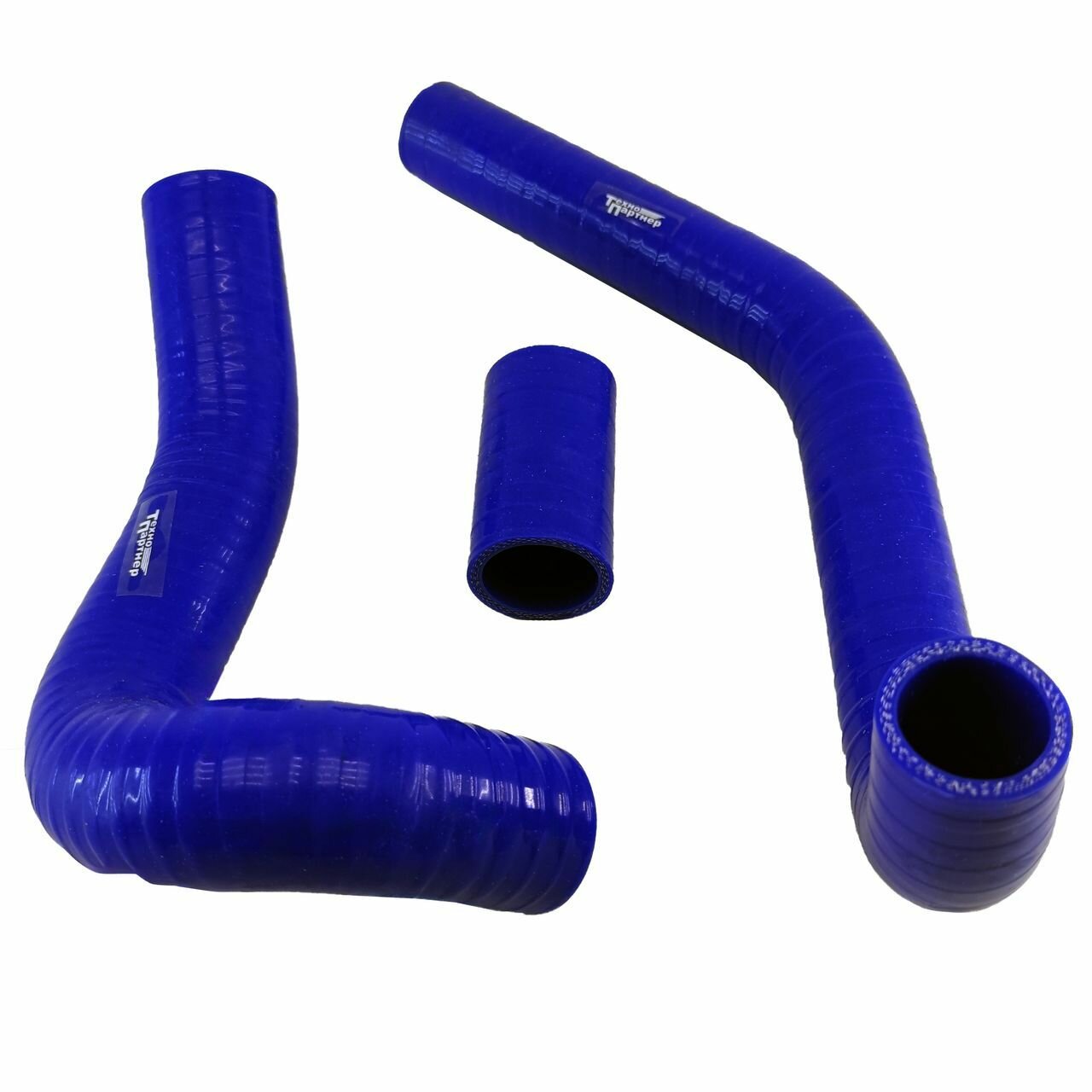 Патрубки радиатора для а/м УАЗ Патриот евро-3, под радиатор 31631 (комплект из 3-х шт.) силикон (С 2019 года выпуска)