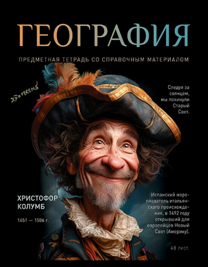 Тетрадь предметная "География" 48 клетка 5шт