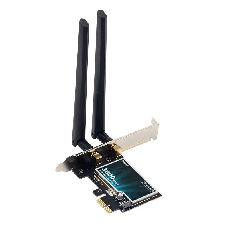 DERAPID Wi-Fi карта AX200 Bluetooth 5.2 FV-AX200 WiFi 6