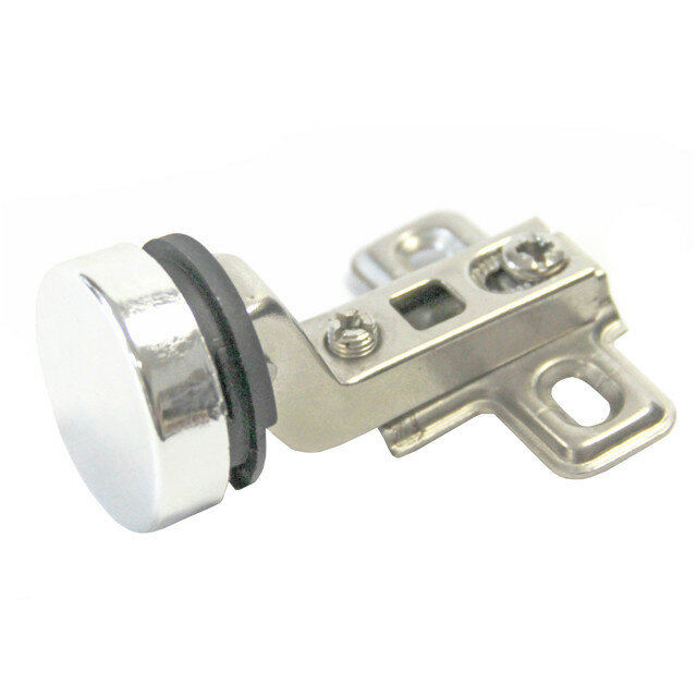 Петля для стекла вкладная с заглушкой 110град