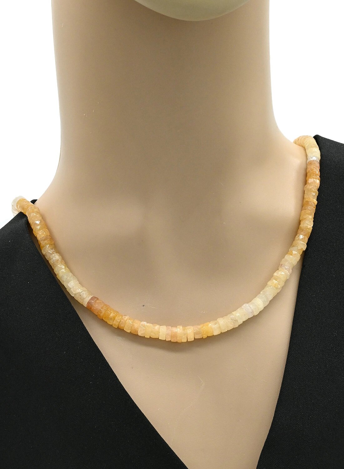 Бусы, цитрин