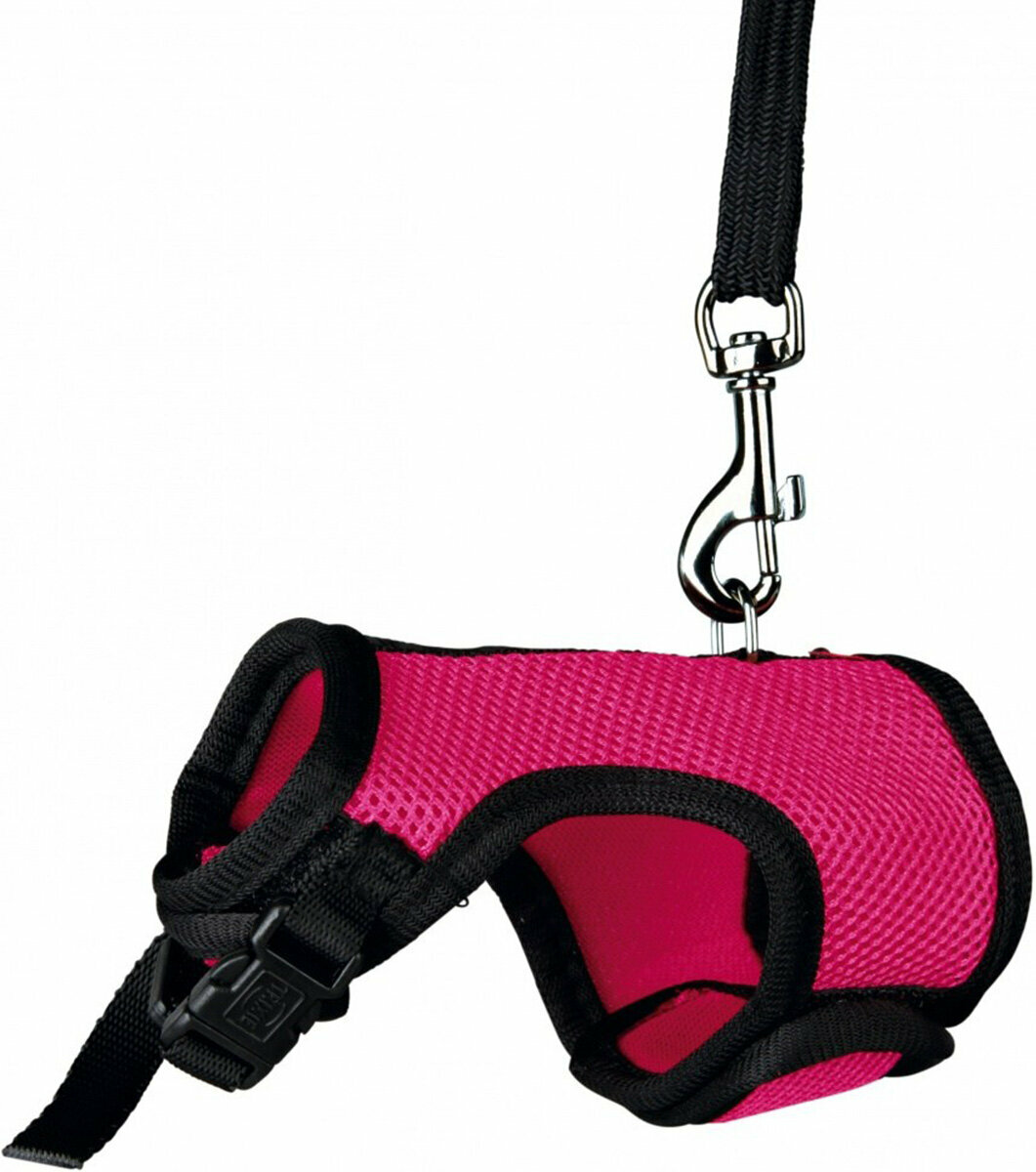 TRIXIE шлейка-жилетка для кроликов, полиэстер/нейлон цвет в ассортименте (1 шт)