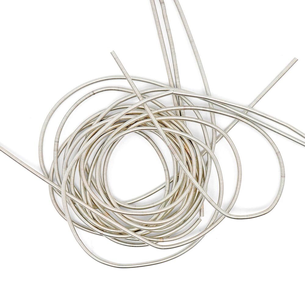 Канитель КМ002НН1 гладкая матовая серебряный цвет 1 мм 5 г, цена за 1 уп.